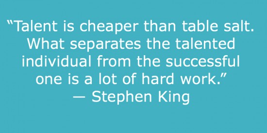 Talent is overrated